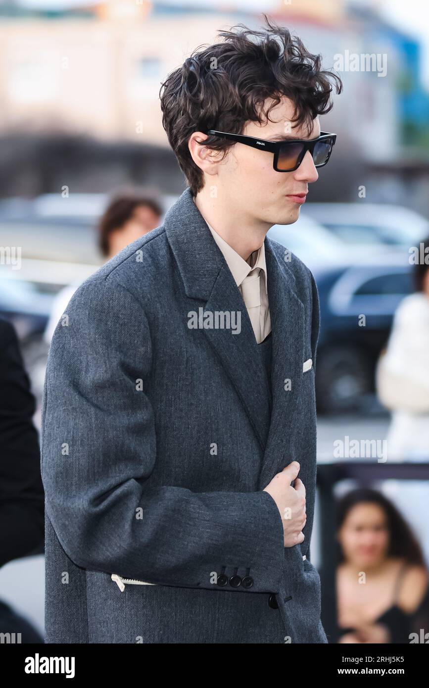 Milan, Italy. 18th June, 2023. Kodi Smit McPhee attends the Prada ...