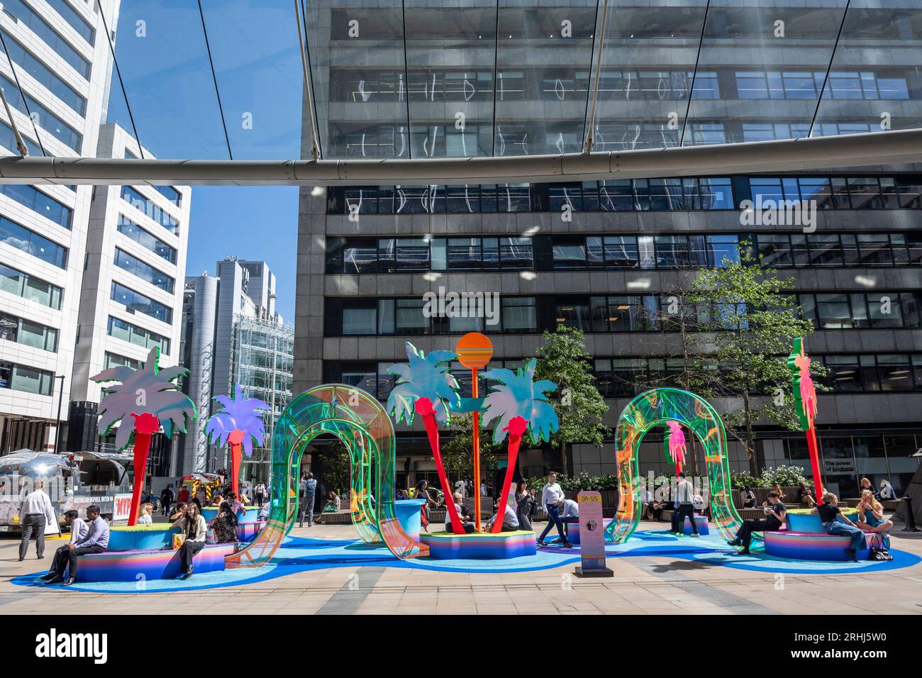 Singapore workers art installation hi-res stock photography and images ...