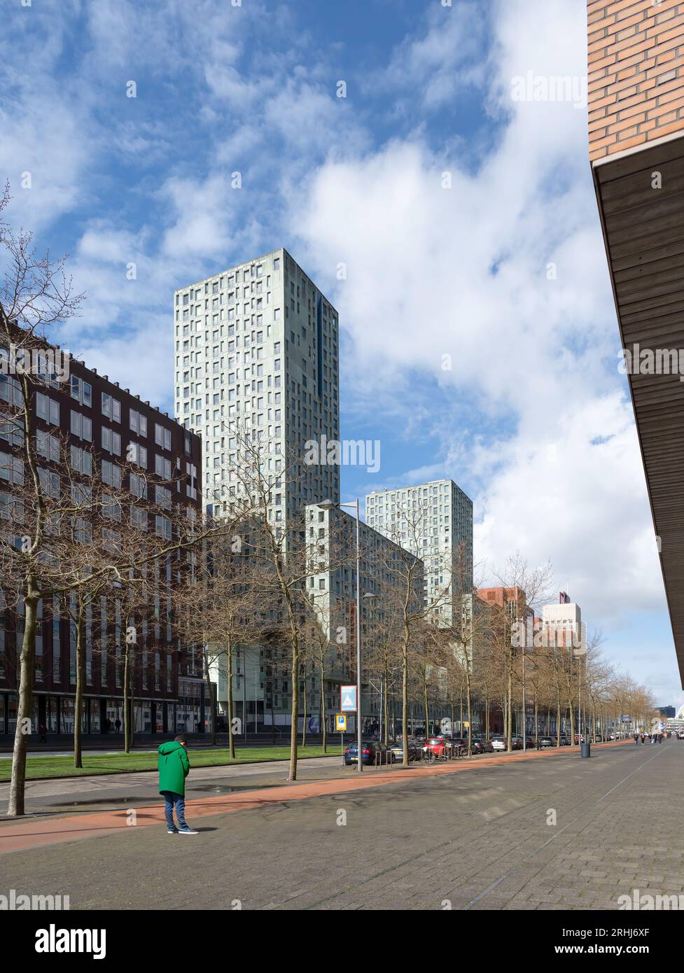 Rotterdam, Netherlands - Cité housing block by Tangram Architecten ...