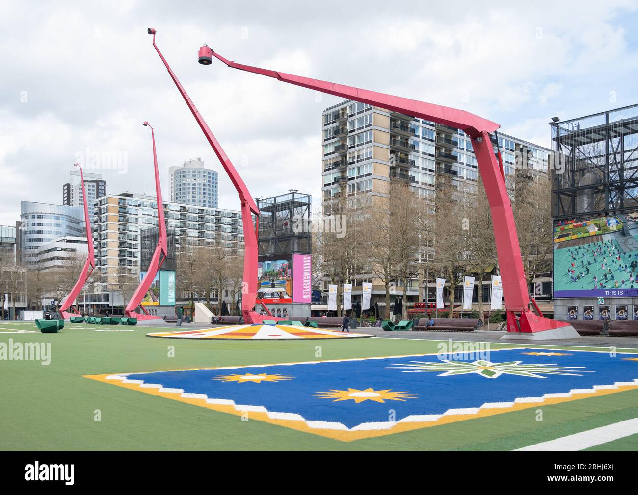 Rotterdam, Netherlands - Schouwburgplein by Adriaan Geuze and West 8 ...