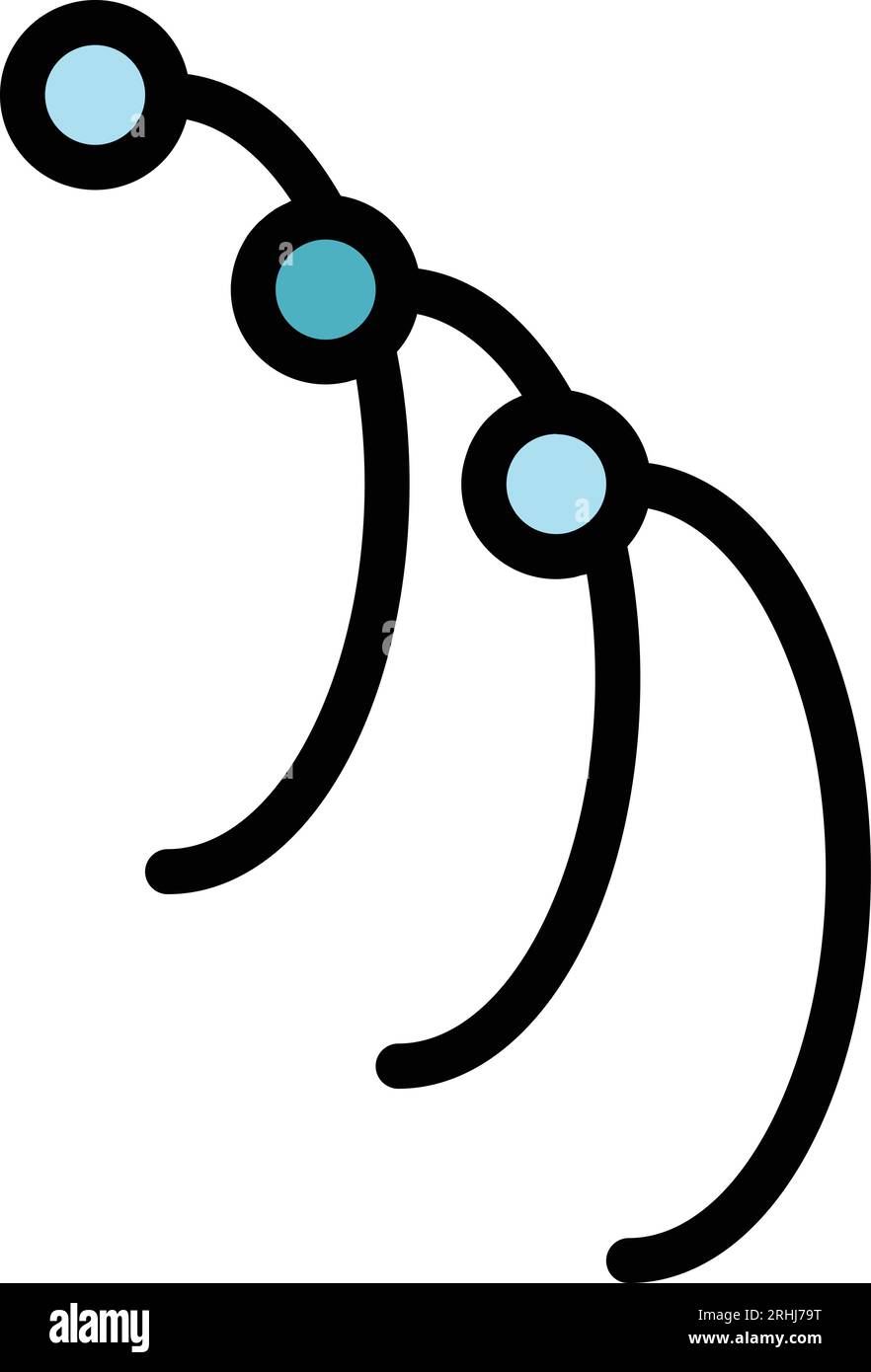 Light fiber optic icon outline vector. Internet cable. Network fibre ...