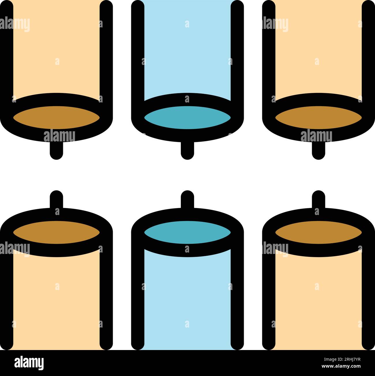 Fiber connector icon outline vector. Internet cable. Fibre speed color ...