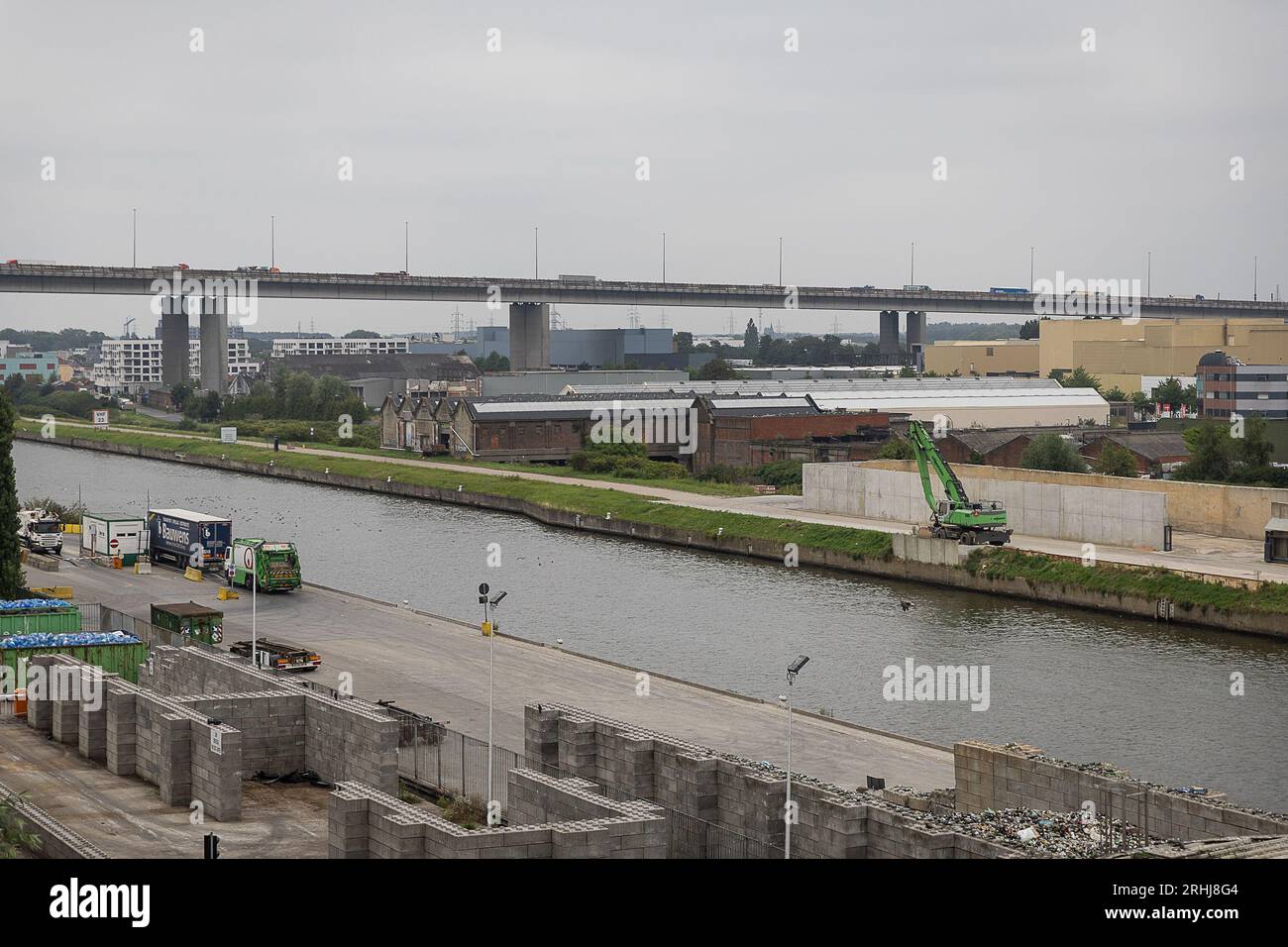 Illustration picture shows the 'Viaduct van Vilvoorde - Viaduc de ...