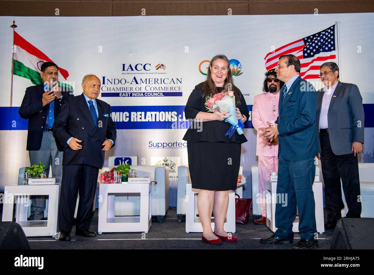 Kolkata, India. 17th Aug, 2023. Indo-American Chamber of Commerce organizes a one day Economic ...