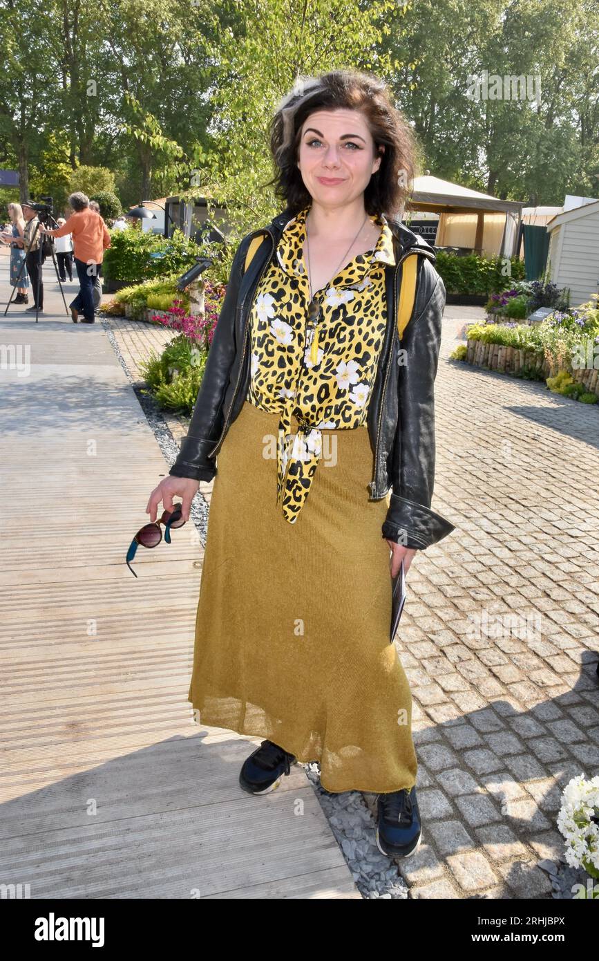 Caitlin Moran, RHS Chelsea Flower Show 2018, Chelsea, London, UK Stock ...