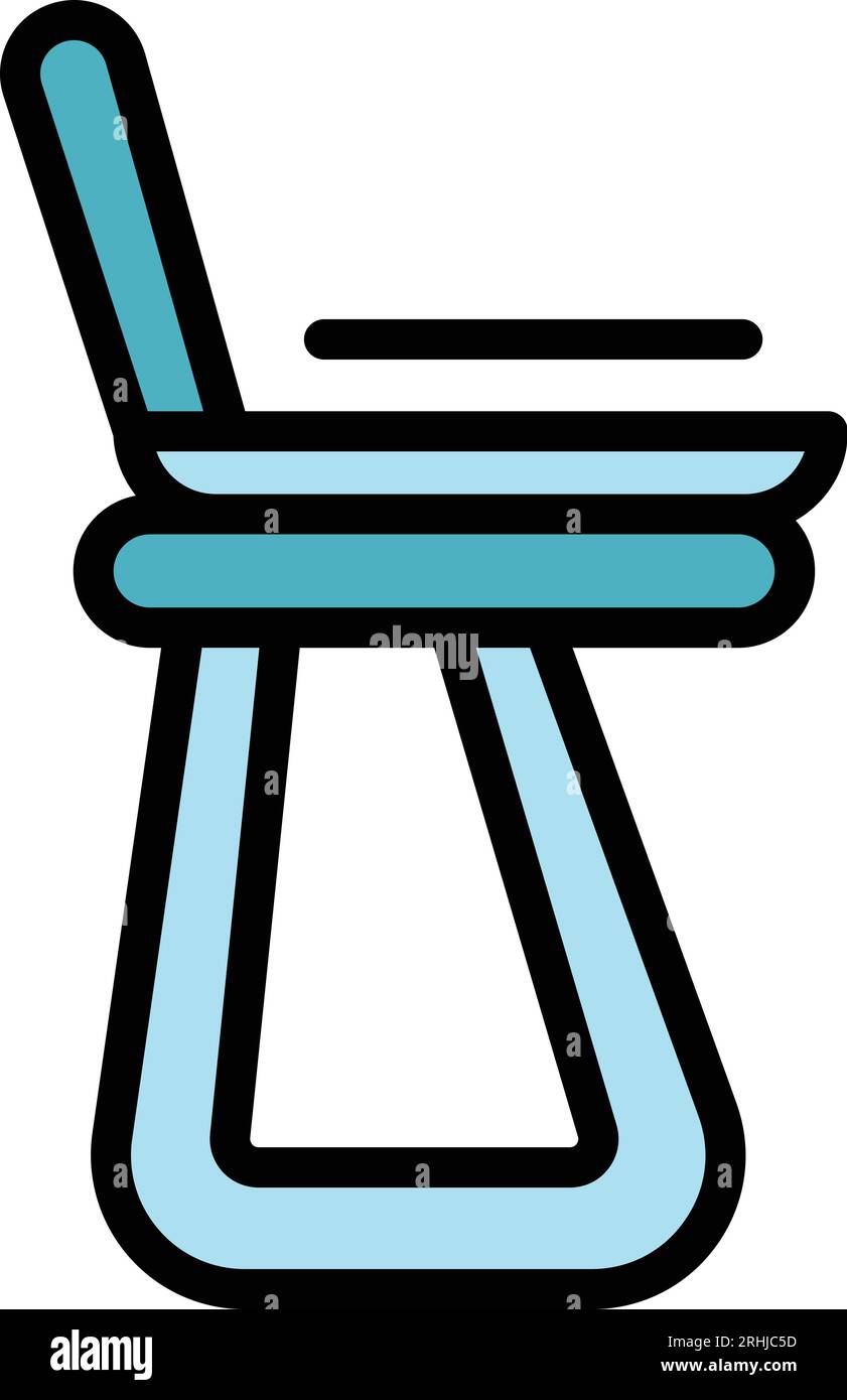 Hand laptop stand icon outline vector. Work posture. Meeting office ...