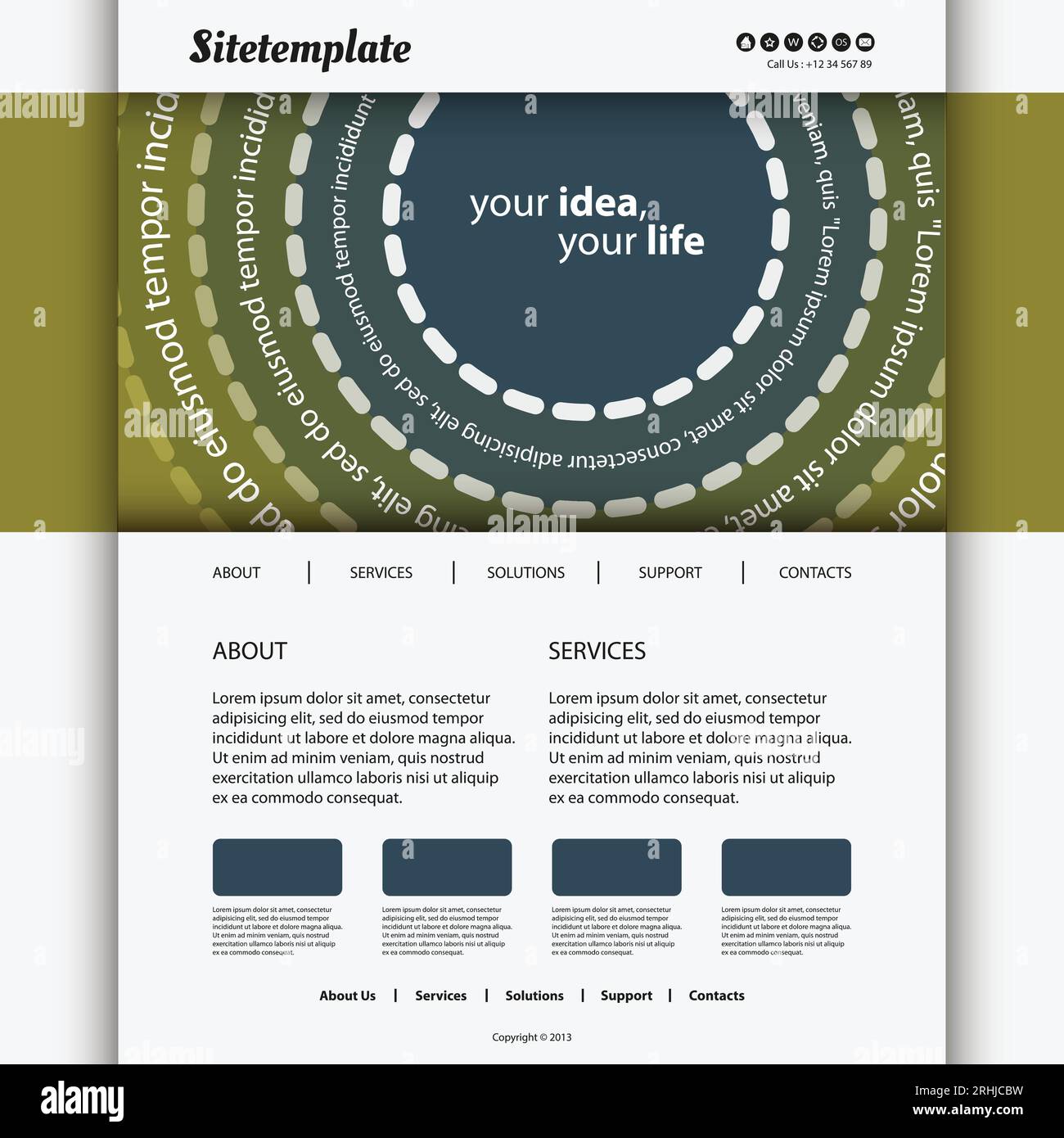 Circular gallery design hi-res stock photography and images - Alamy