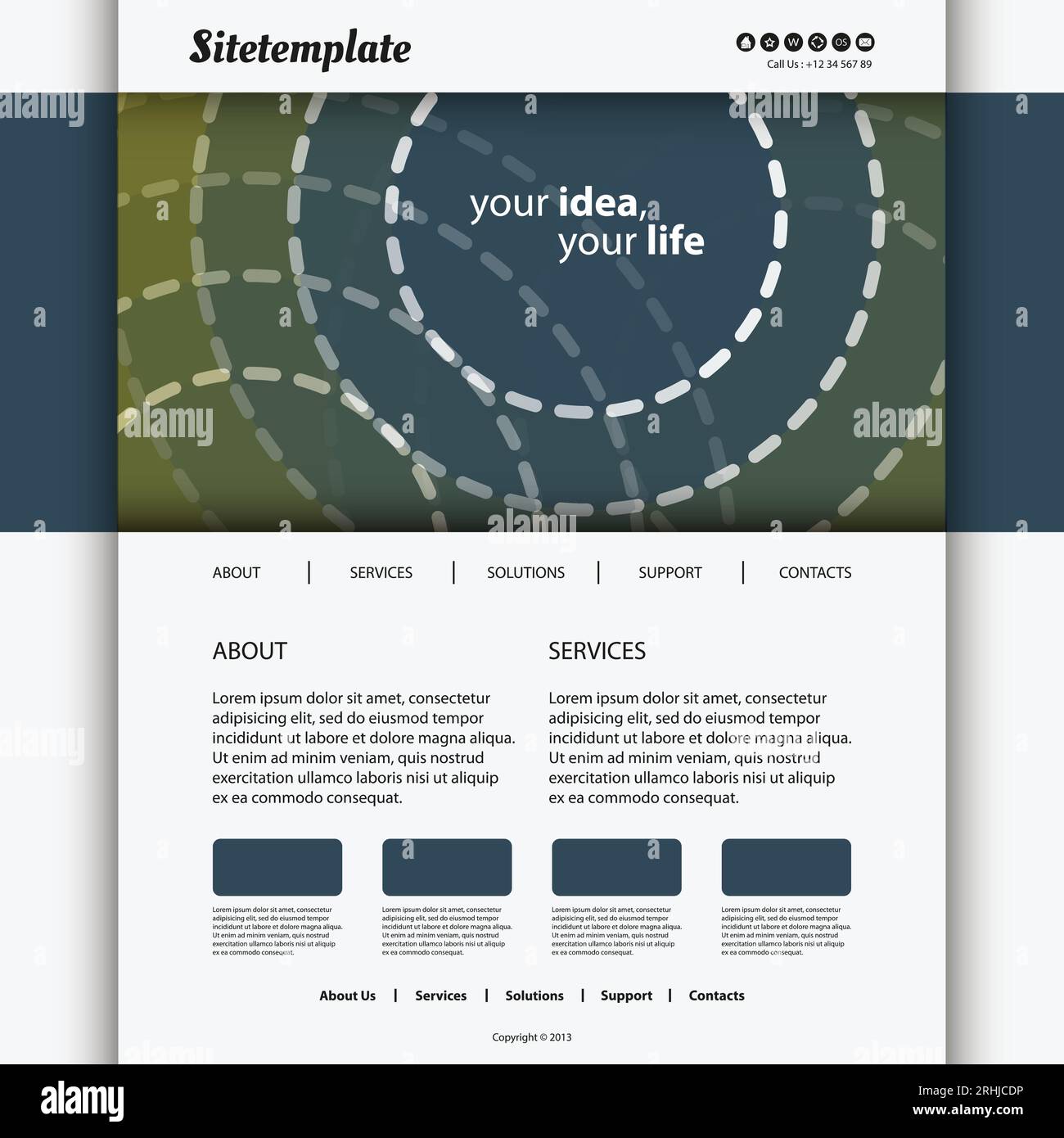 Ring column Stock Vector Images - Alamy