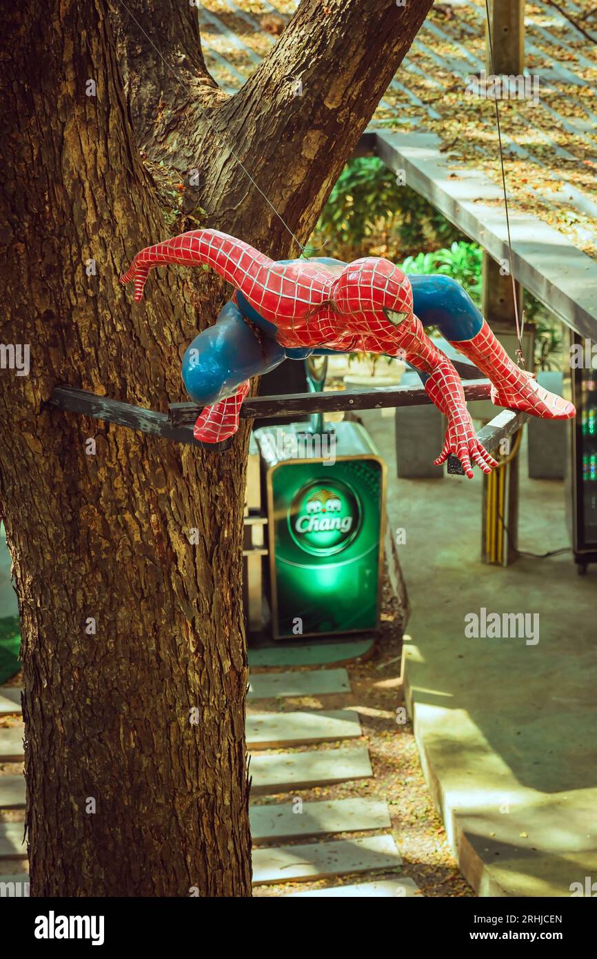 RATCHABURI -THAILAND,DECEMBER 31 ,2022 : A beautiful statue of ...