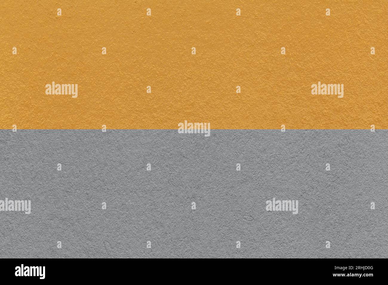 Texture of craft gray and dark yellow paper background, half two colors ...