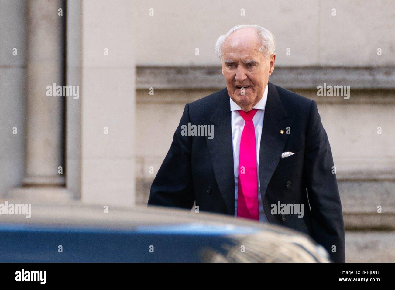 Sir Frederick Barclay at the Royal Courts Of Justice, central London ...