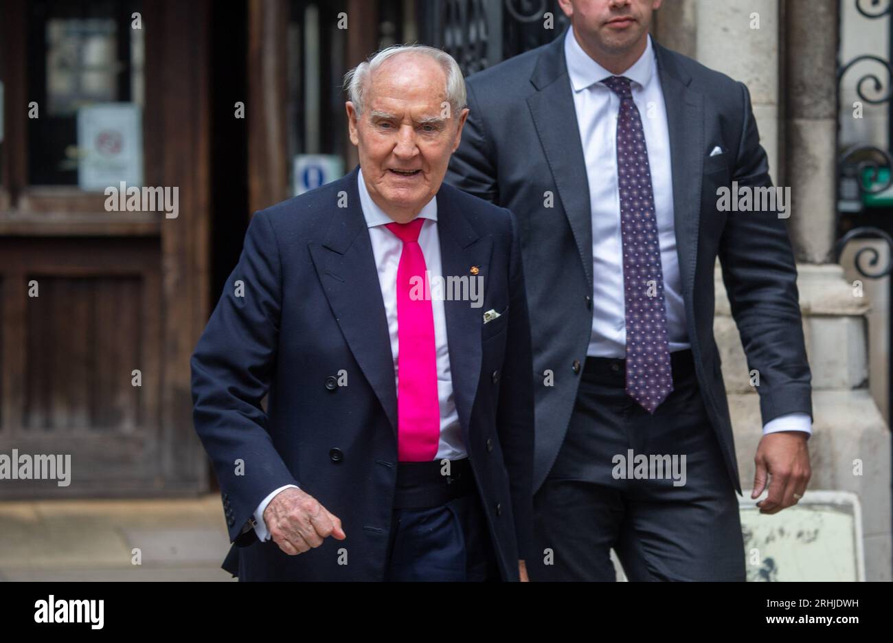 London, England, UK. 17th Aug, 2023. British billionaire Sir FREDERICK ...