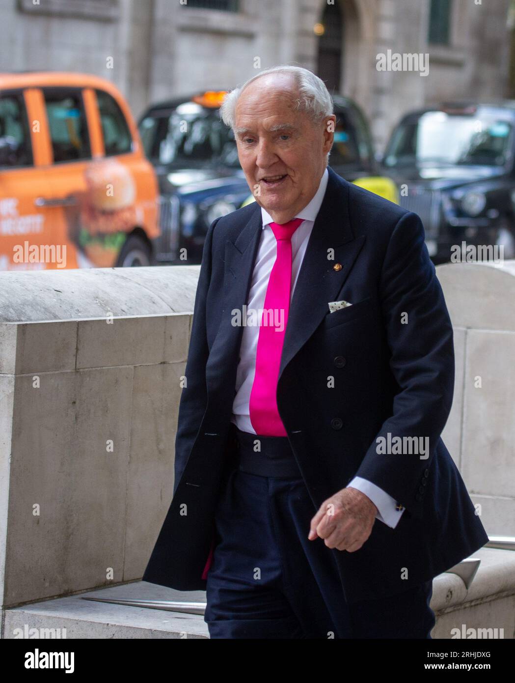 London, England, UK. 17th Aug, 2023. British billionaire Sir FREDERICK ...