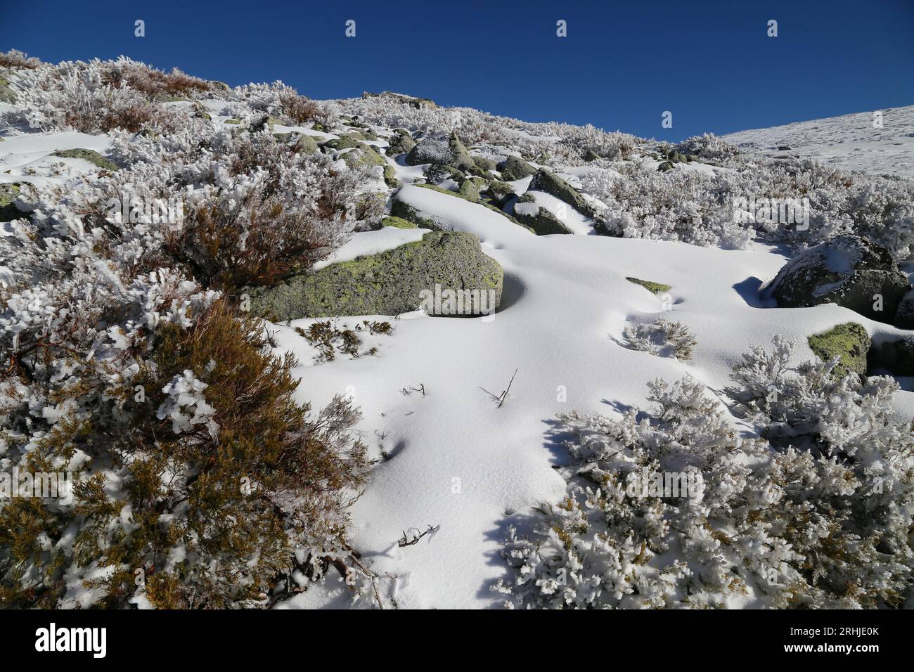 Mountain view, Serra da Estrela, the highest point of Portugal Stock ...