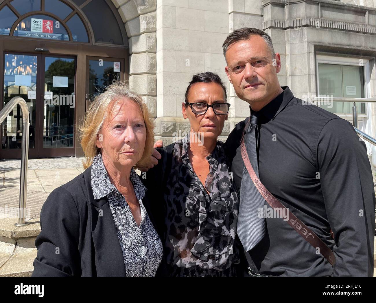 The family of Daniel Venes (left to right) his grandmother Christine ...