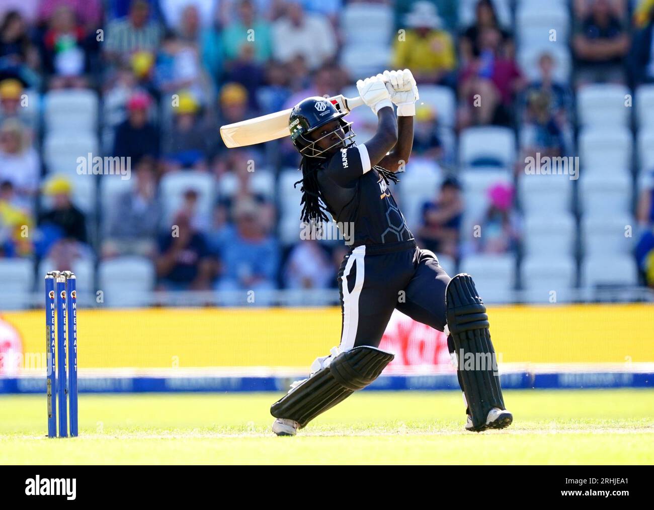 Manchester Originals' Deandra Dottin bats during The Hundred women's ...