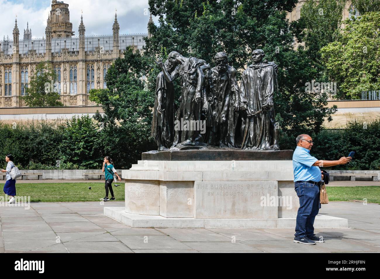 The Burghers of Calais, original cast sculpture by Auguste Rodin ...