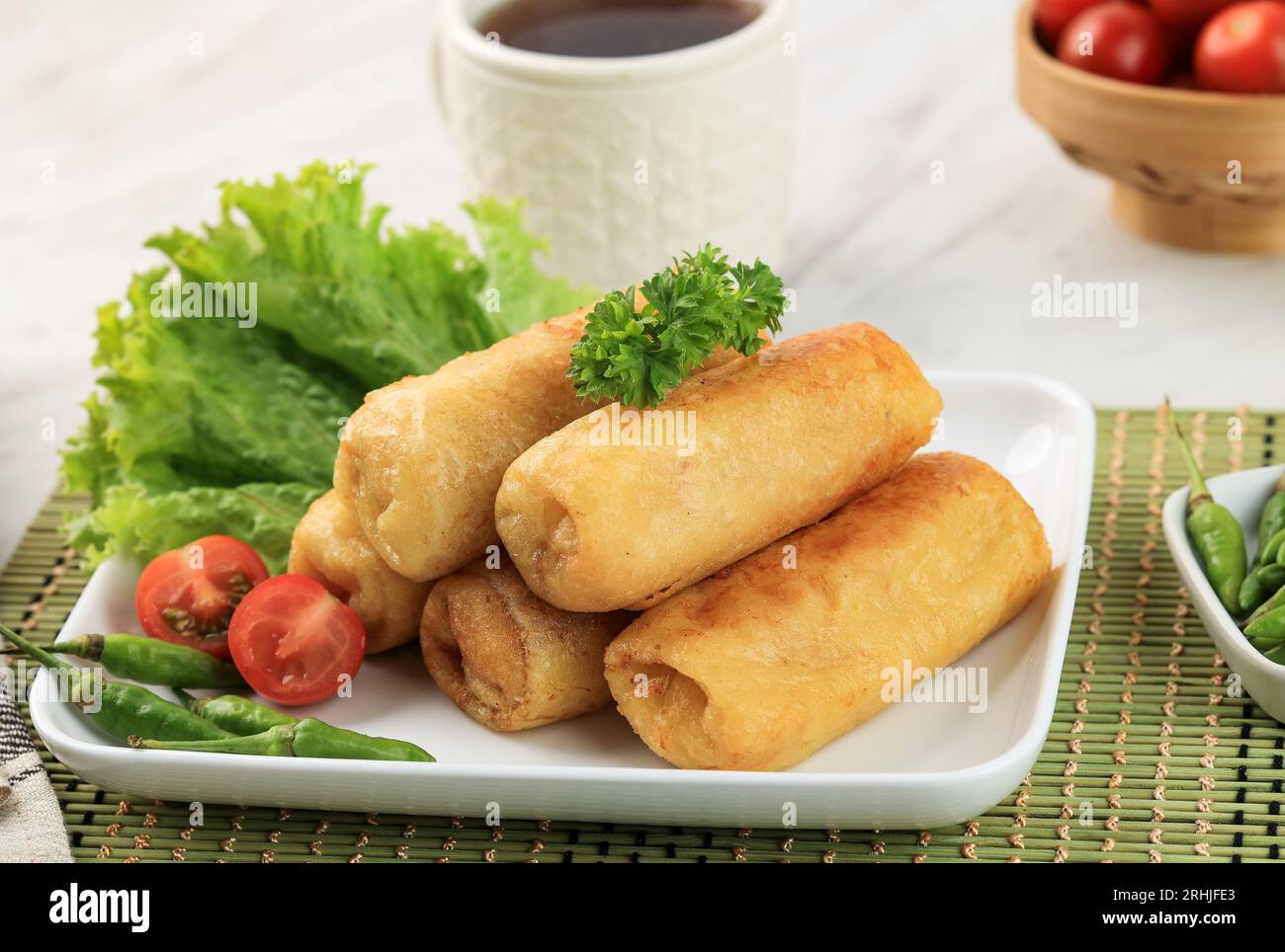 Sosis Solo or Fried Egg Crepe with Minced Beef or Chicken Filling. Solo ...