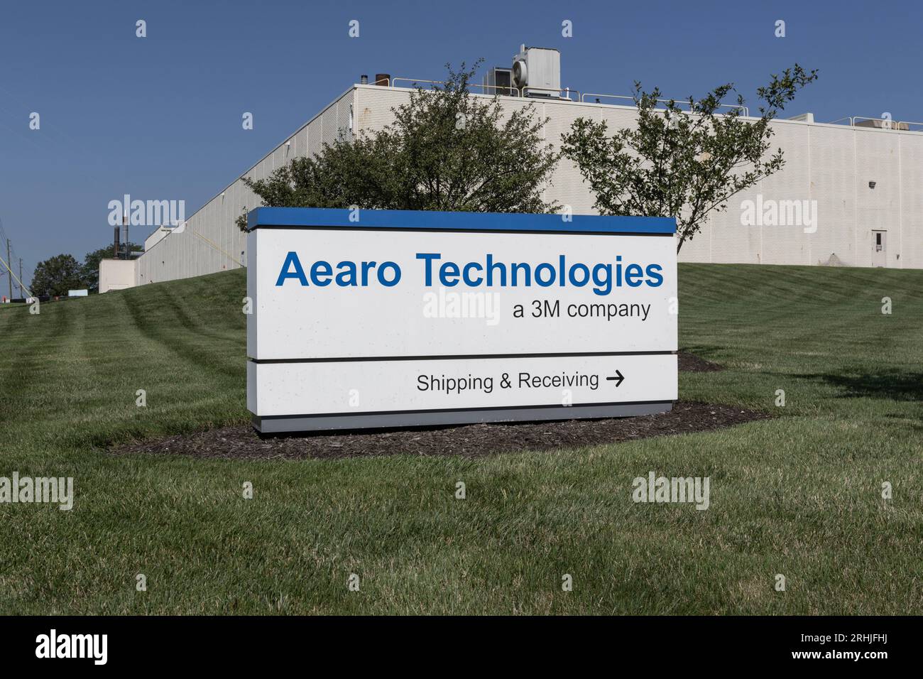 Indianapolis - August 16, 2023: Aearo Technologies is a division of 3M and offers solutions to ...