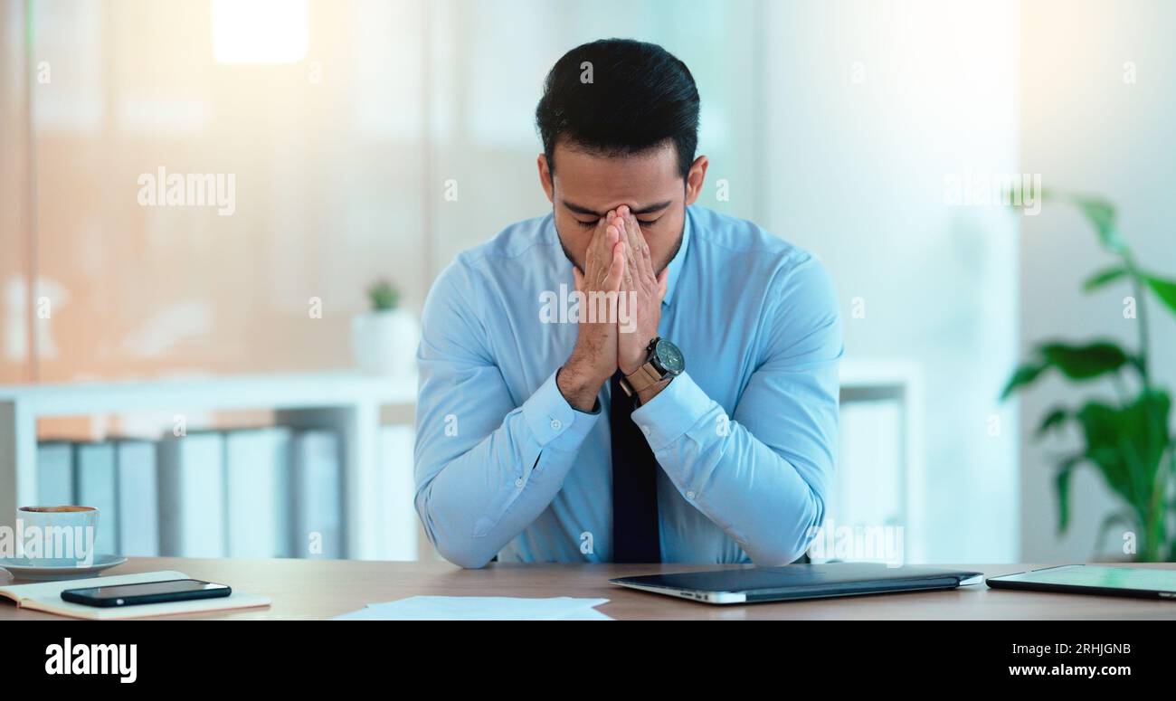 Stressed Sales manager is angry about a bad sales report after a ...