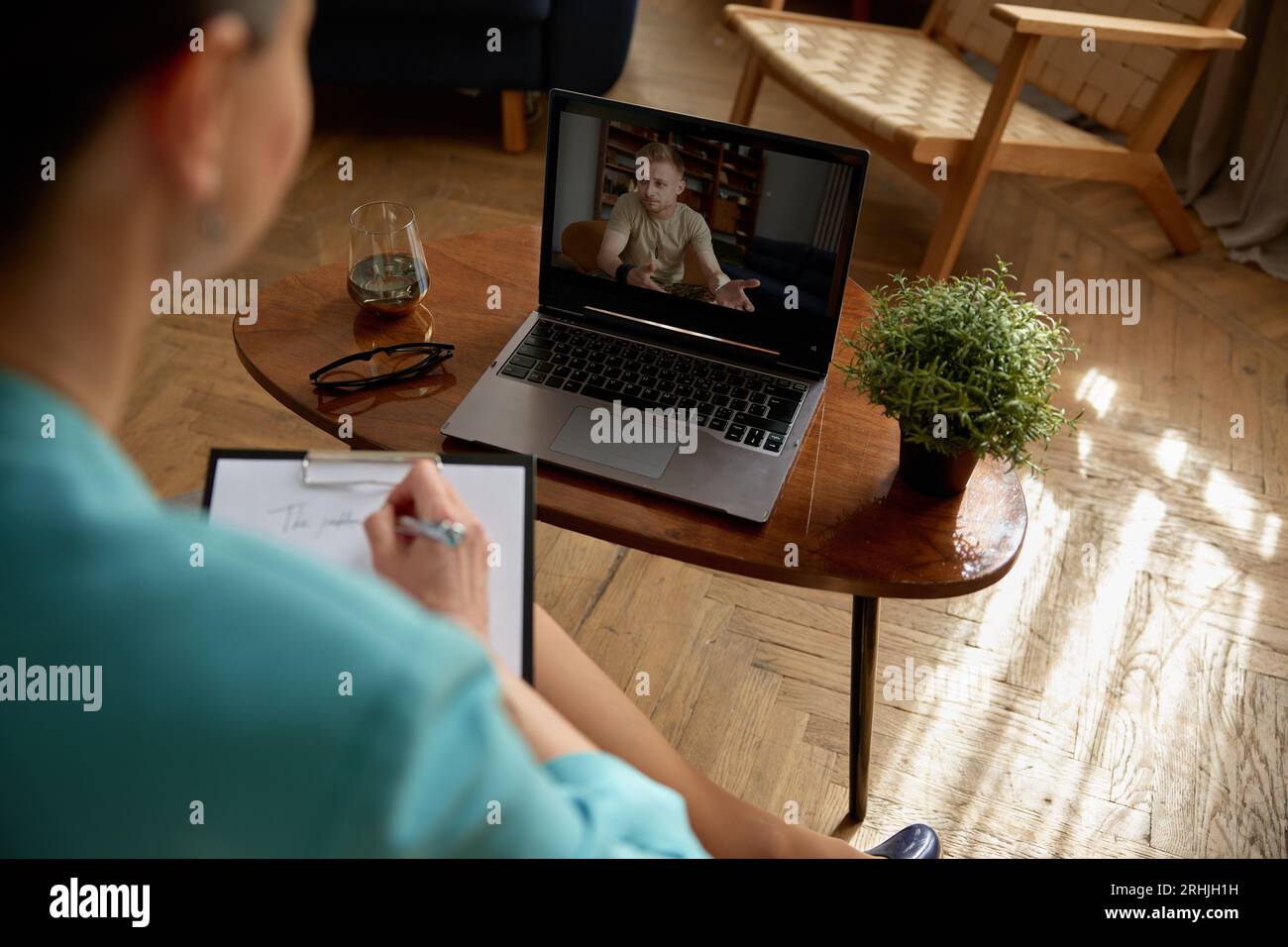 Professional psychologist laptop in hi-res stock photography and images ...