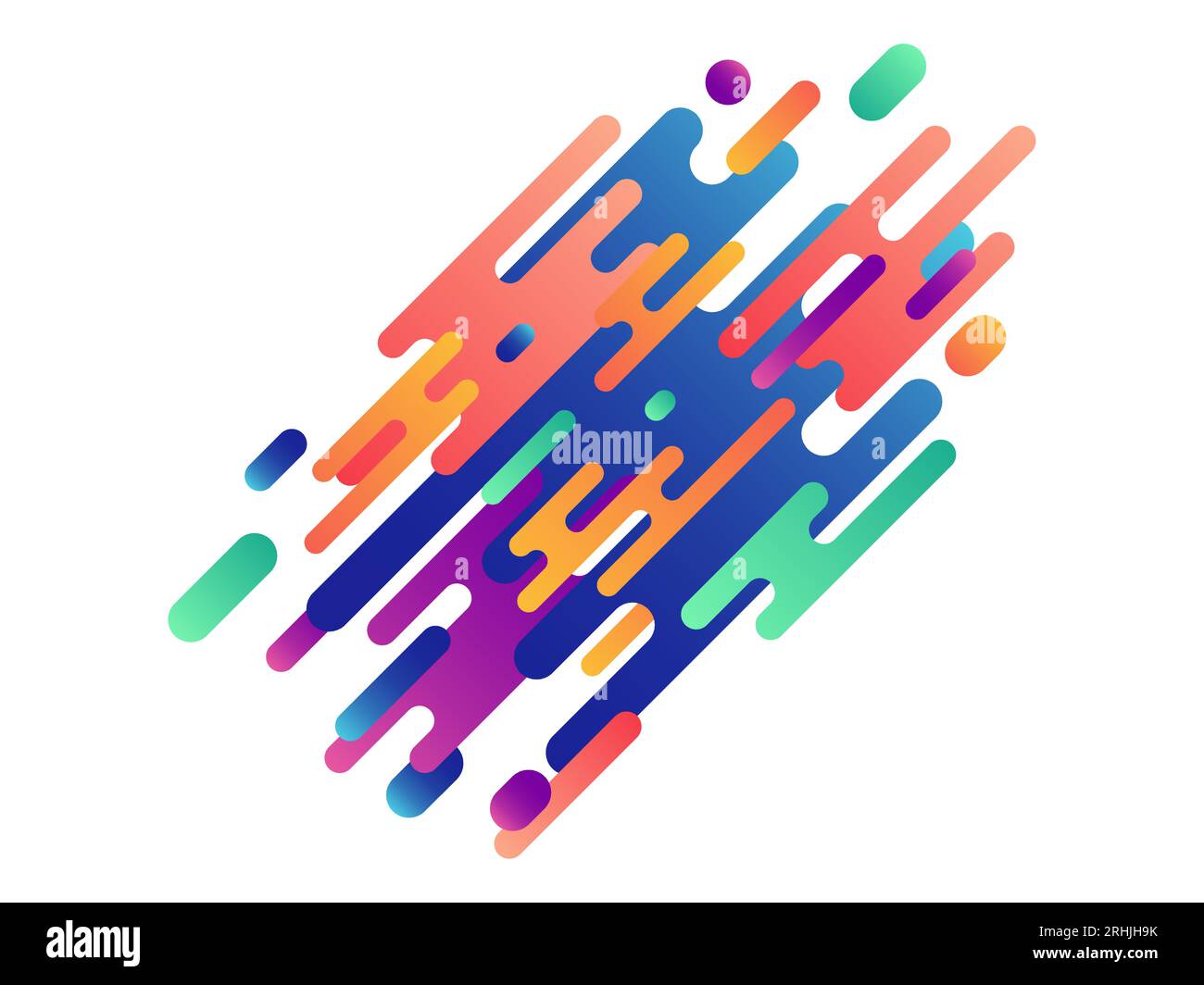 Dynamic diagonal lines Cut Out Stock Images & Pictures - Alamy