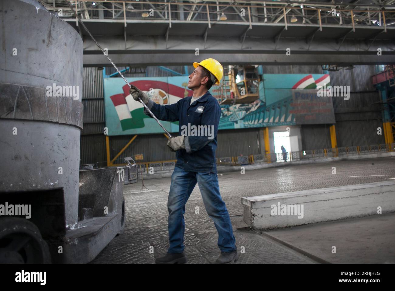 The Talco aluminum plant in Tursunzoda, Tajikistan Stock Photo - Alamy