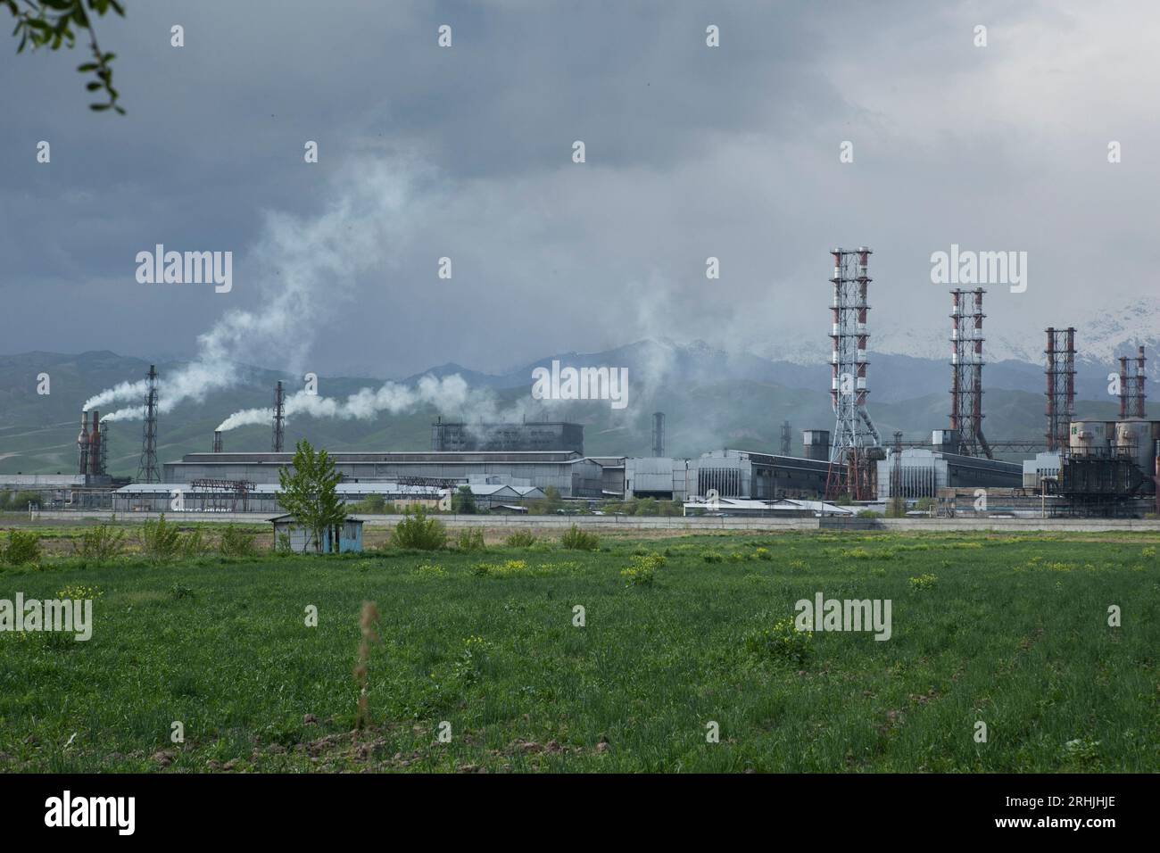 The Talco aluminum plant in Tursunzoda, Tajikistan Stock Photo - Alamy