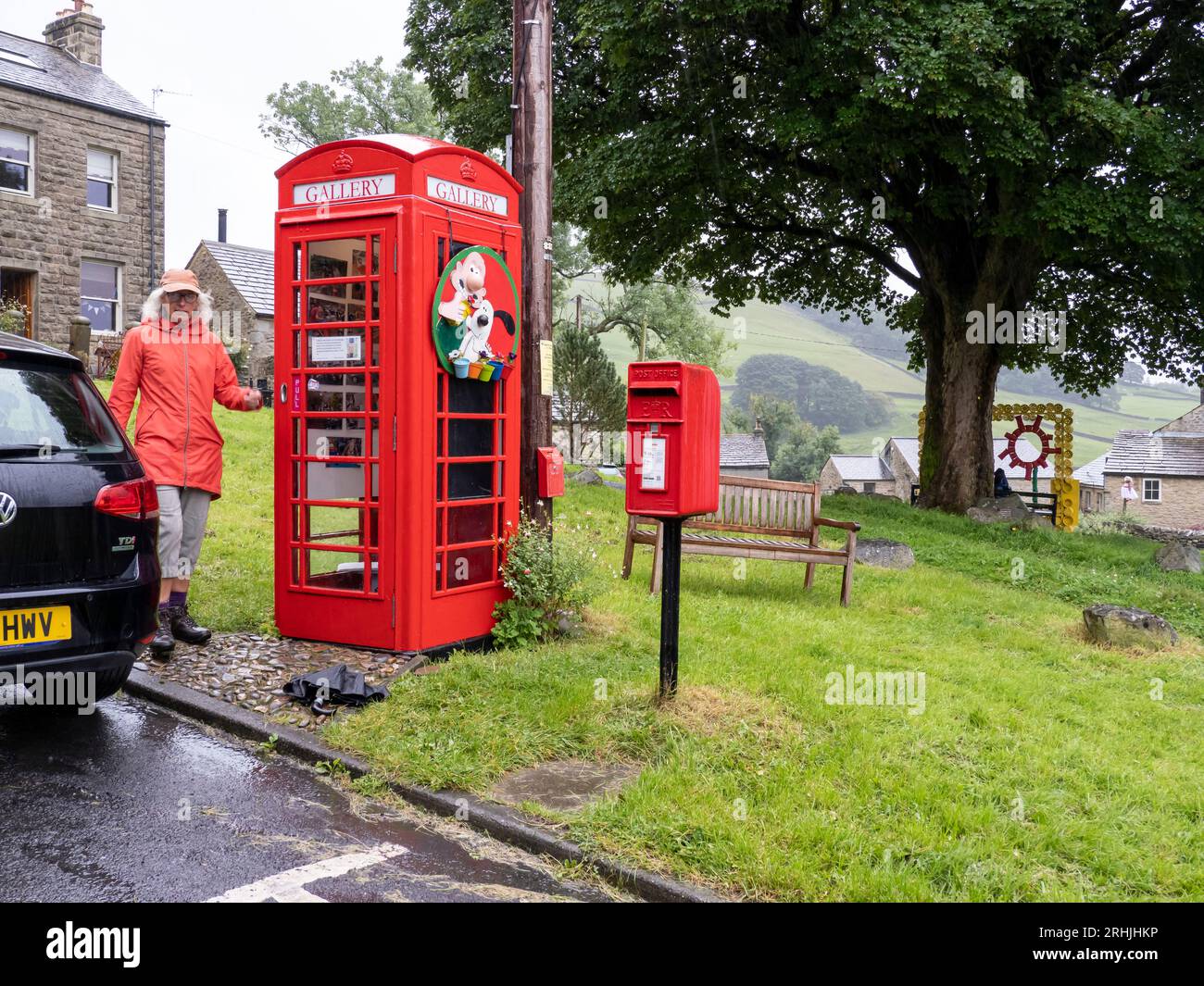 An old phone box turned into an exhibition gallery in Upper Settle ...
