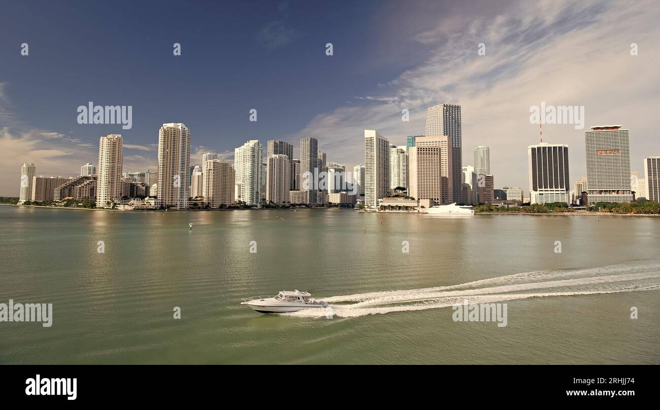 image of miami cityscape skyline of metropolis. miami cityscape skyline ...