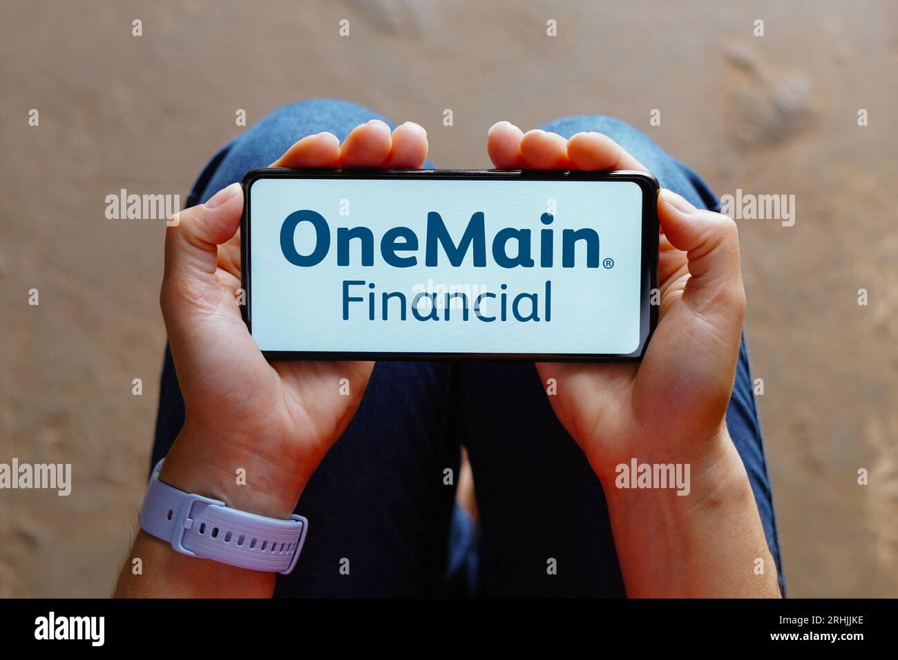 Onemain logo hi-res stock photography and images - Alamy