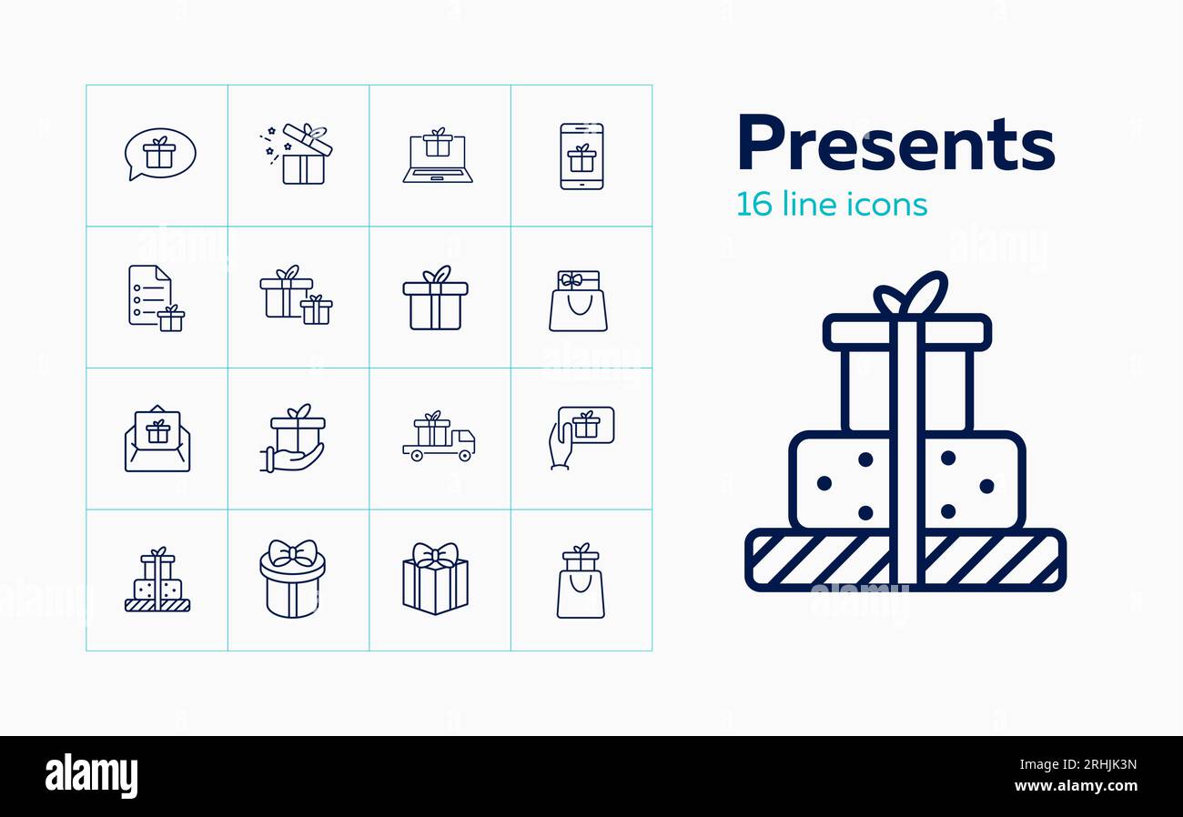 Computer gift boxes online Stock Vector Images - Alamy