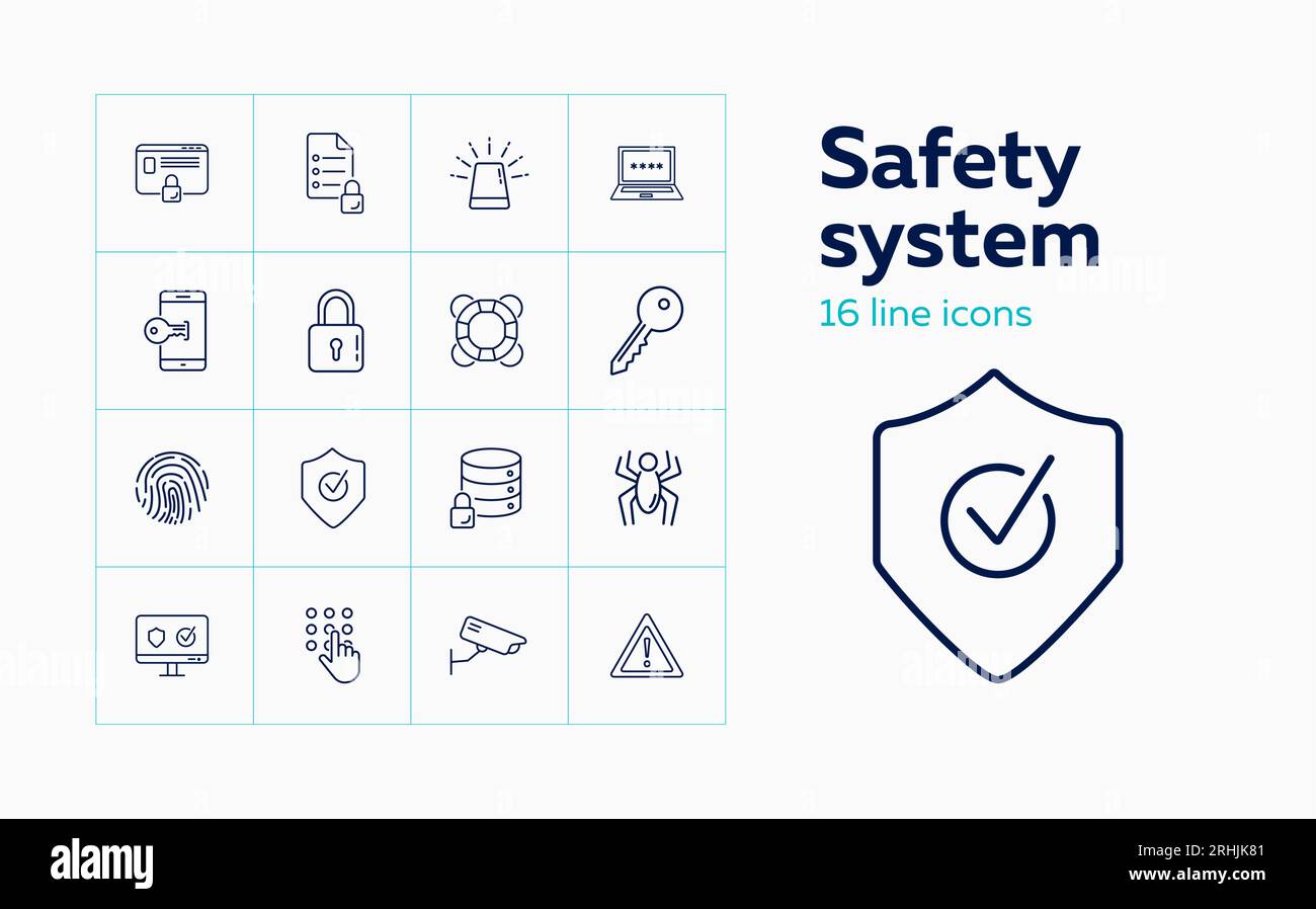 Contour computer outline system Cut Out Stock Images & Pictures - Alamy