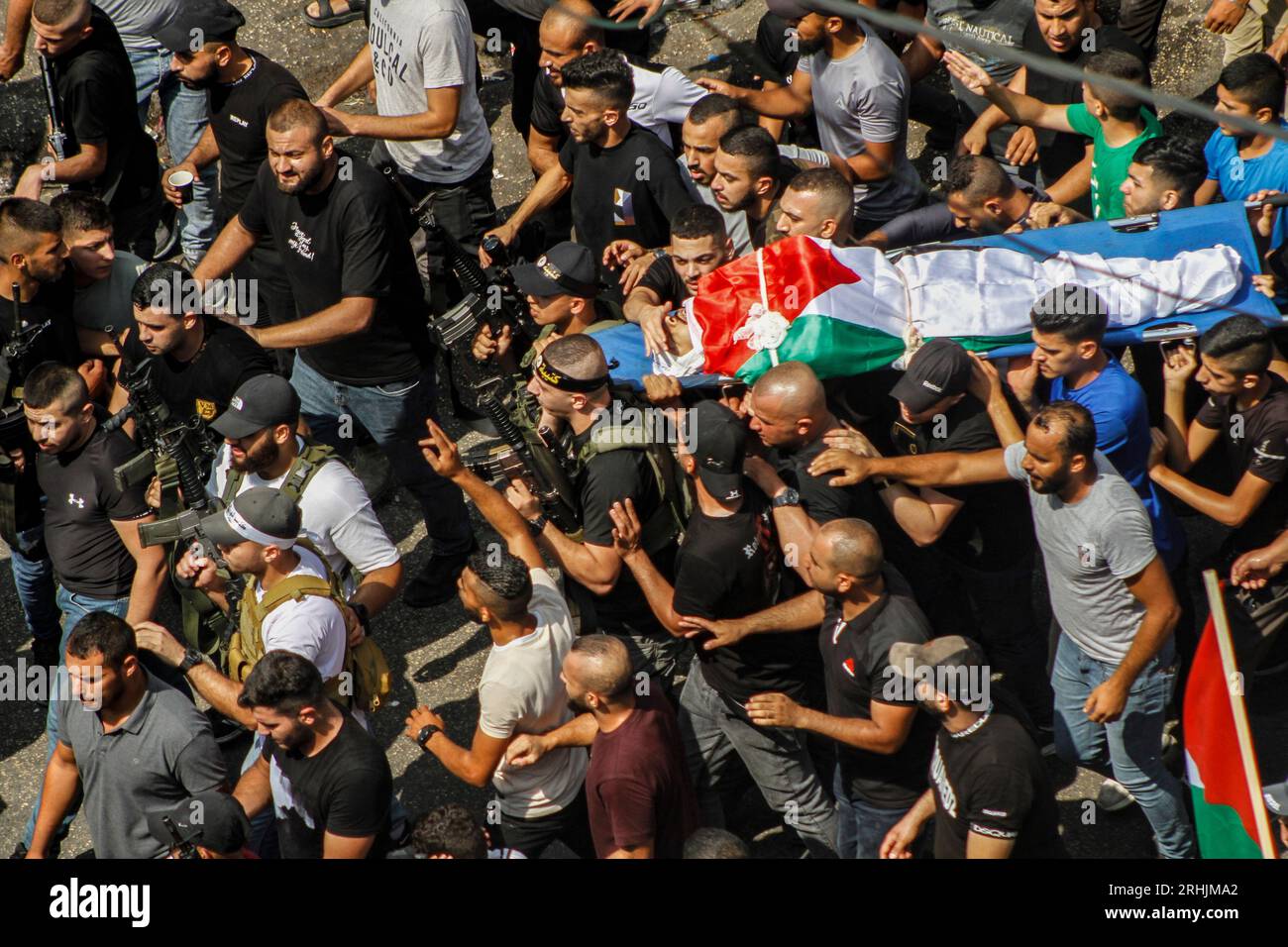 Jenin, Palestine. 17th Aug, 2023. (EDITOR'S NOTE: Image depicts death ...