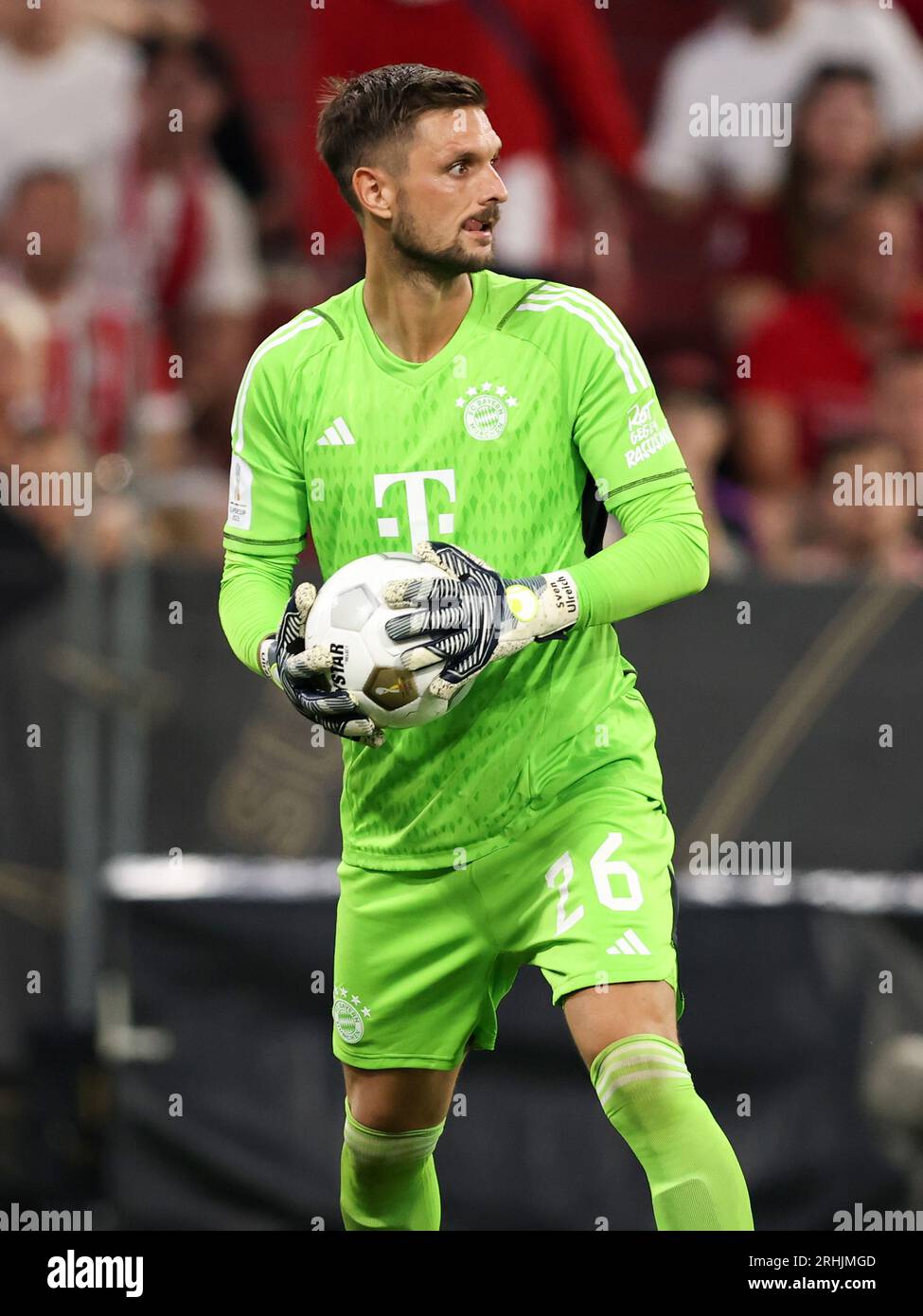 Sven Ulreich of FC Bayern Muenchen MUNICH, GERMANY - AUGUST 12 DFL ...