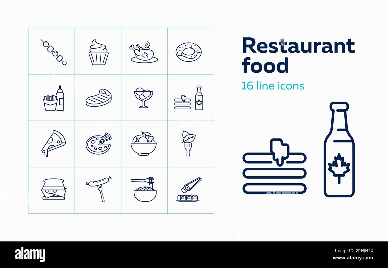 Group eating chicken restaurant Stock Vector Images - Alamy