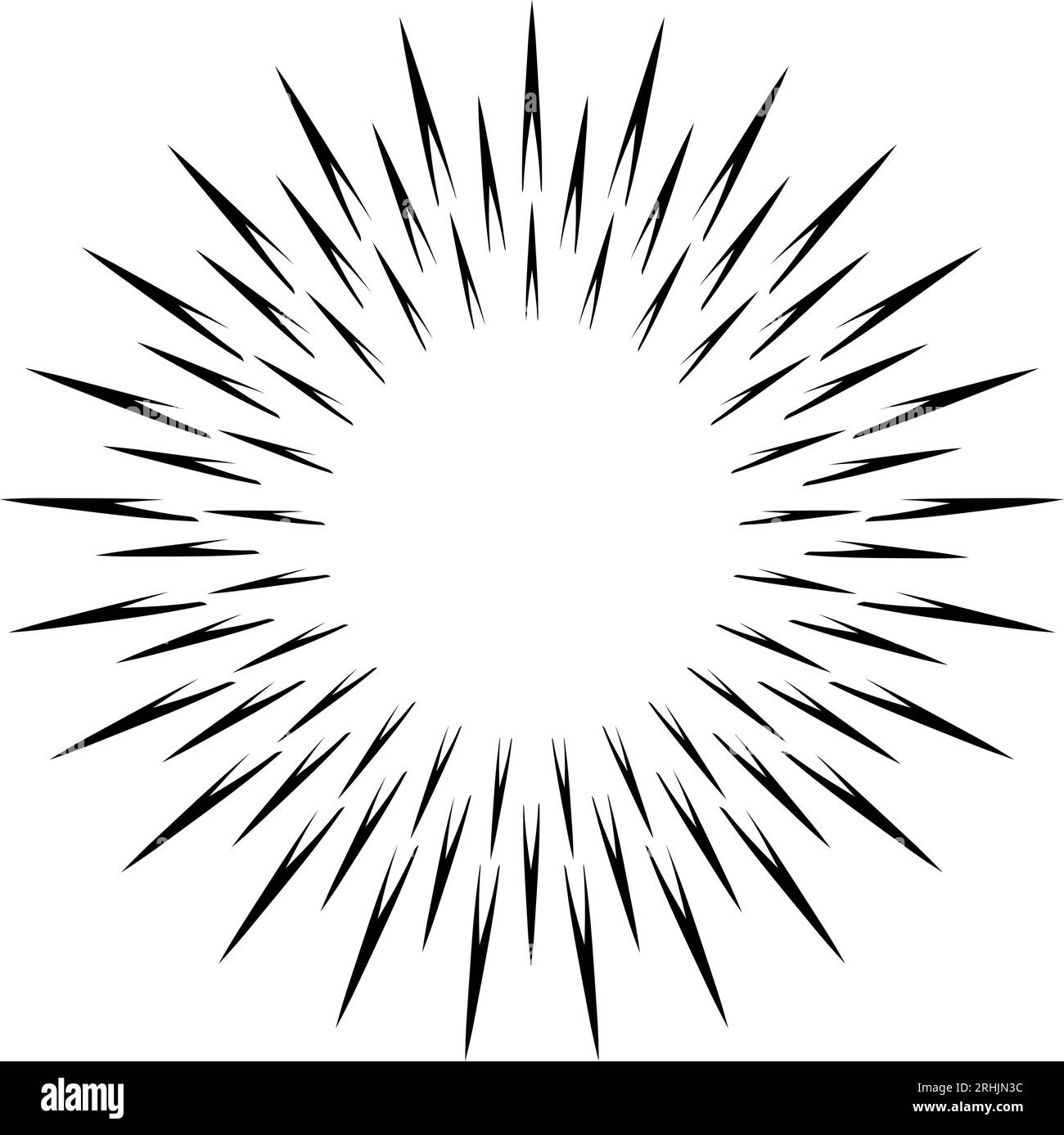 Abstract circle with spikes design element logo. vector illustration ...