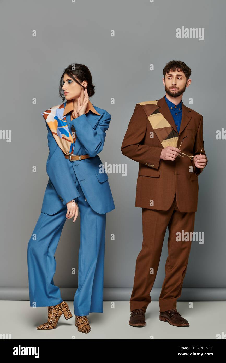 Professional couple suits hi-res stock photography and images - Alamy