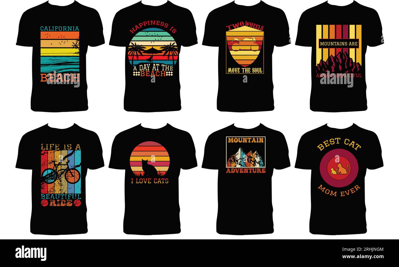 Retro t shirt design hi-res stock photography and images - Alamy