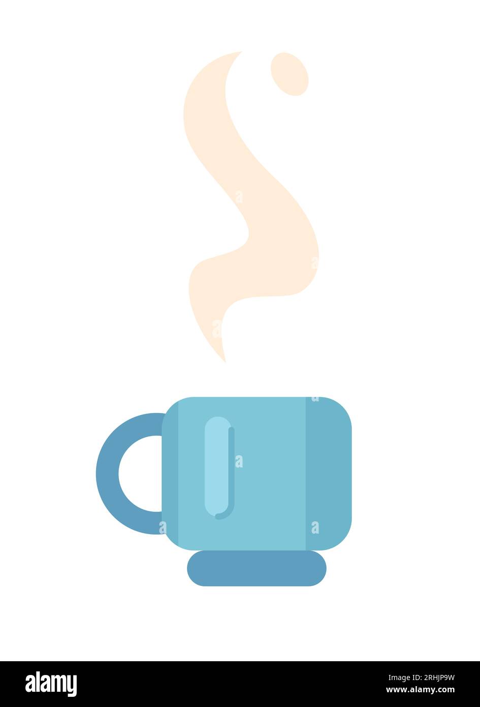 Cup hot drink icon animation Stock Vector Images - Alamy