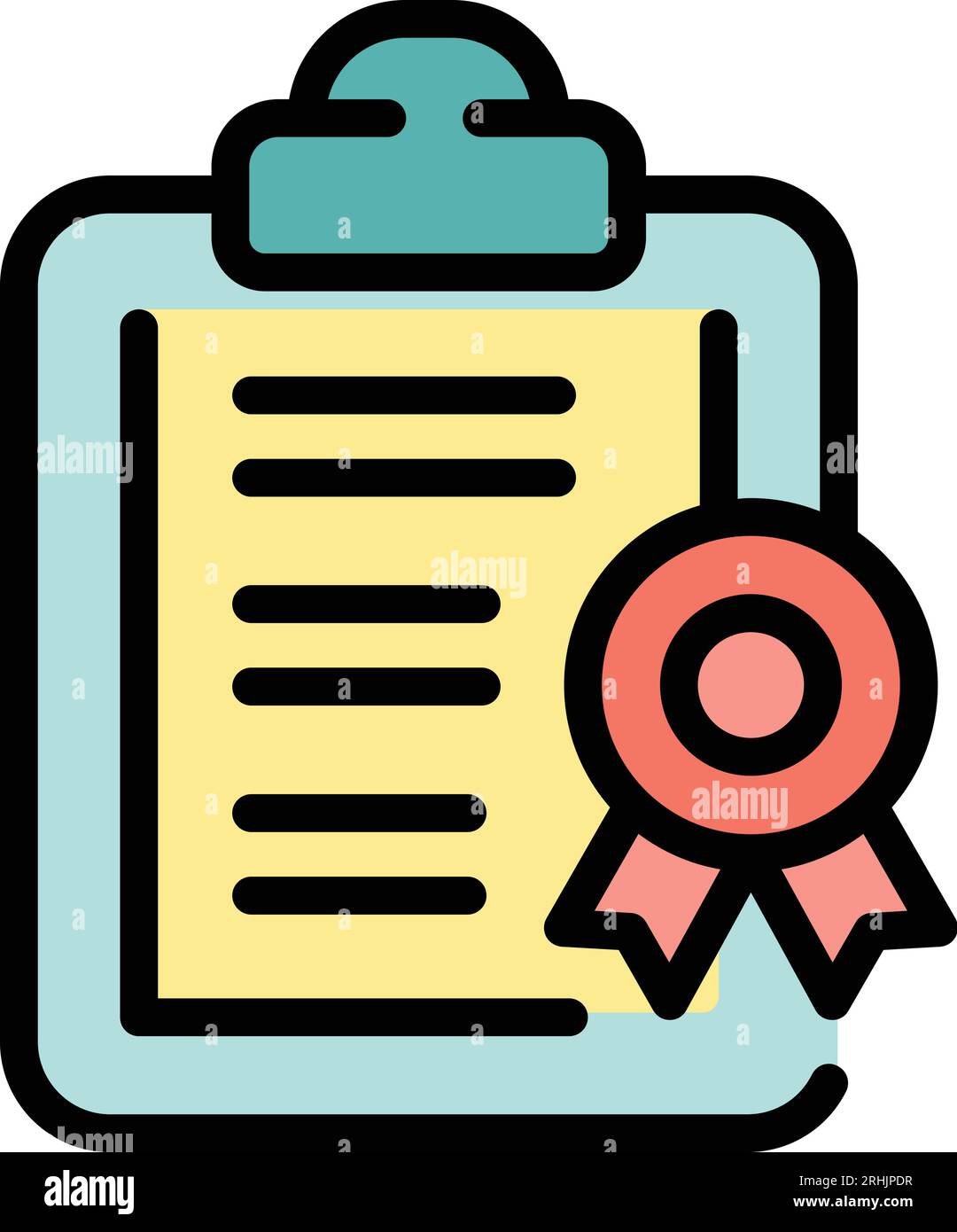 Skill clipboard icon outline vector. Goal career. Business success ...