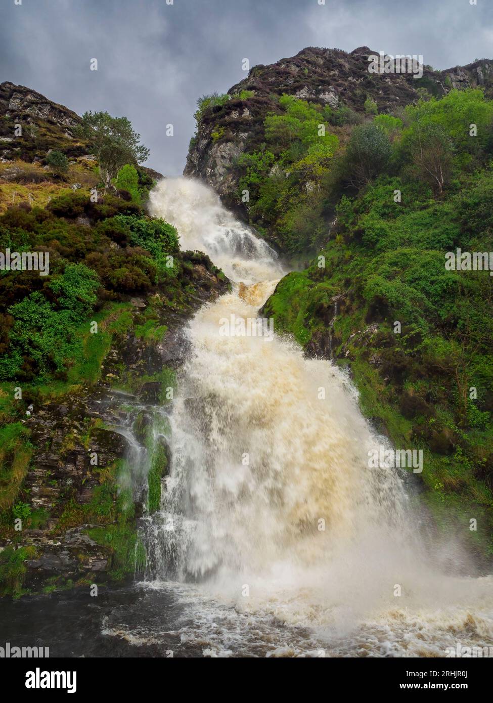 Assaranca Waterfall, County Donegal, Ireland Stock Photo - Alamy