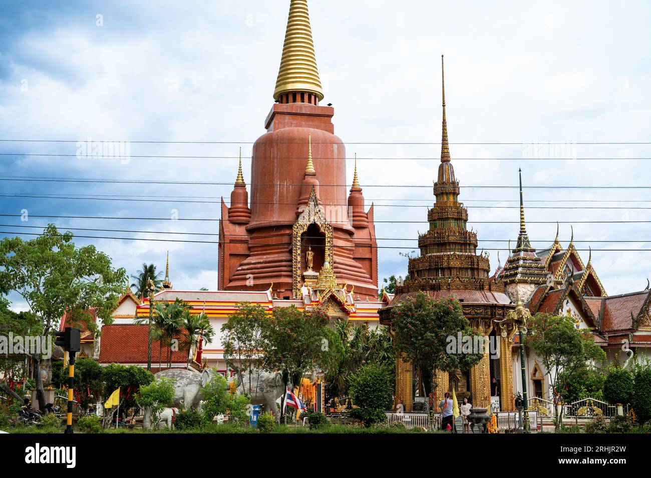 Thailand. 16th Aug, 2023. A general view of Wat Na Pradu in the Na ...