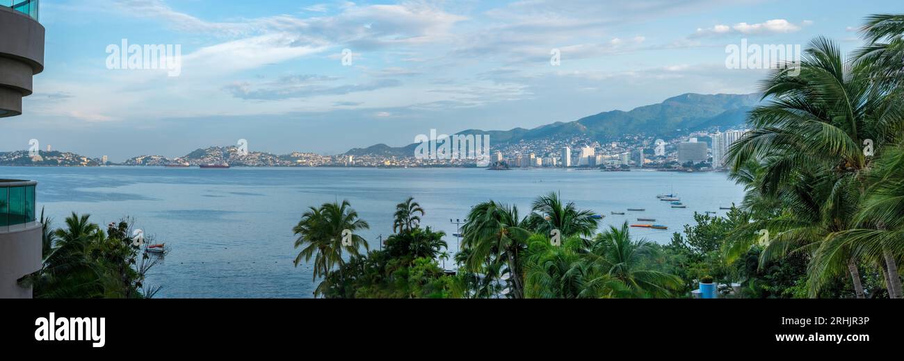 Acapulco Bay view Stock Photo - Alamy