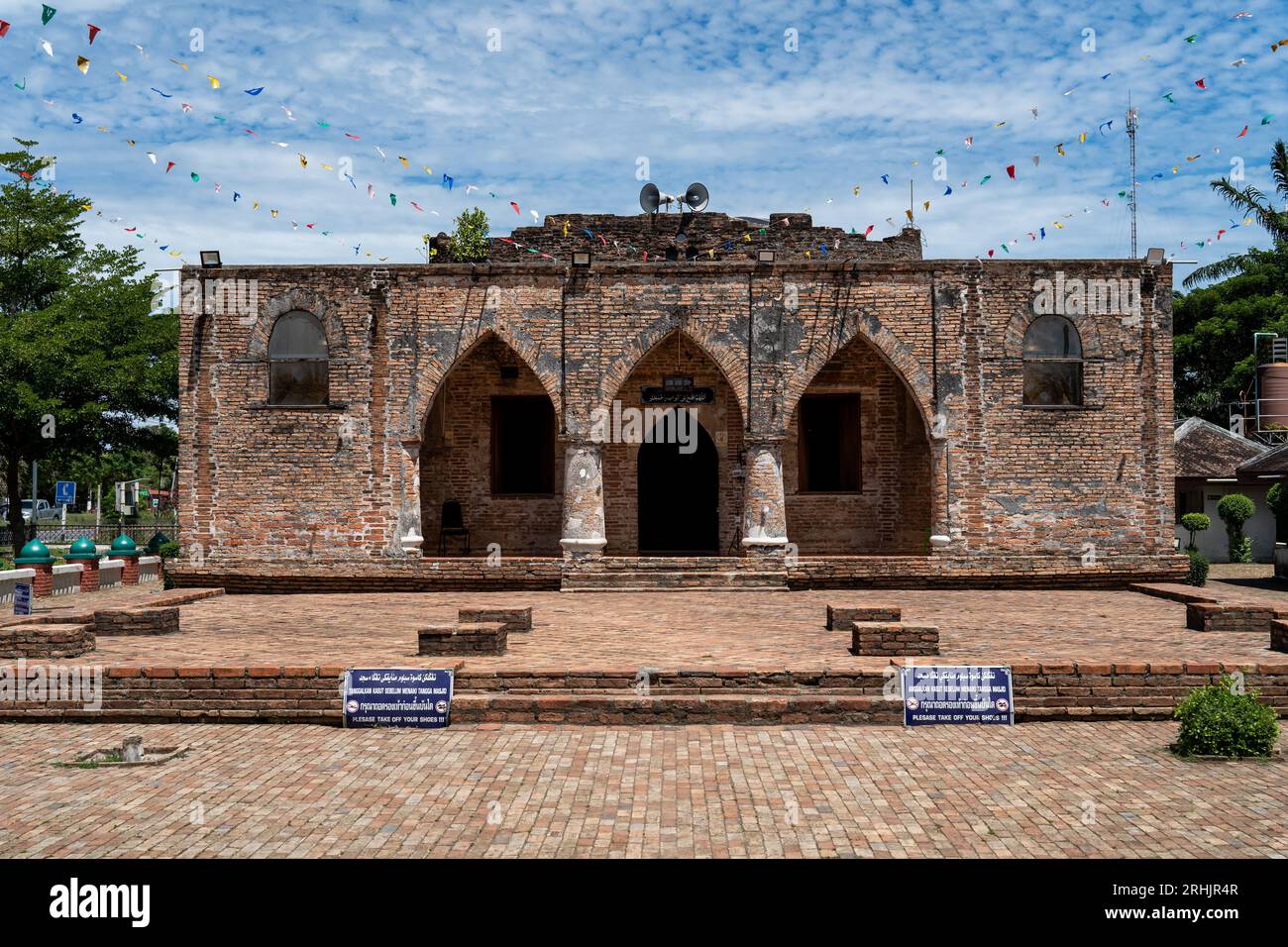 Thailand. 16th Aug, 2023. A general view of Krue Se Mosque, the site of ...