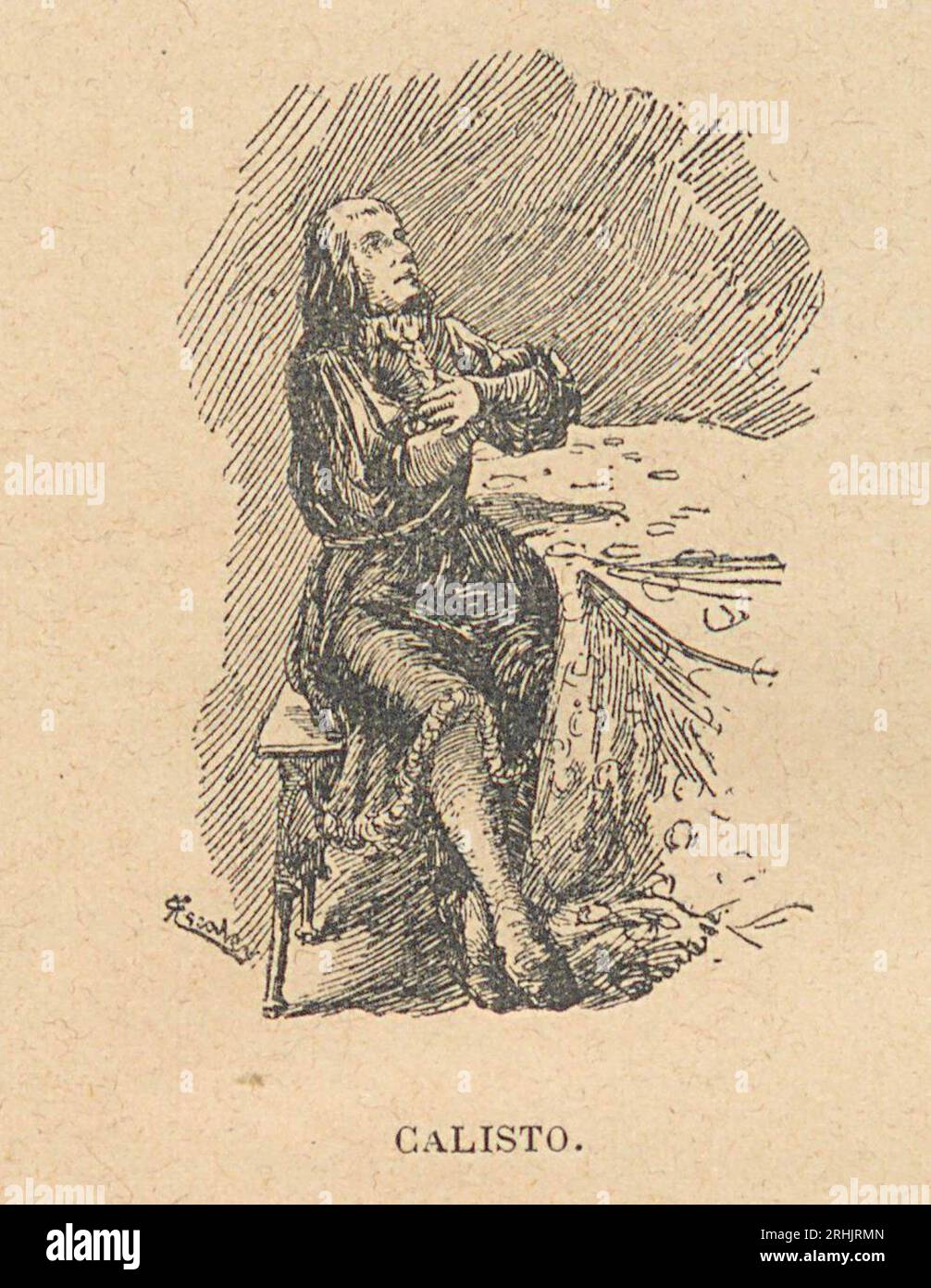 La Celestina: tragic-comedy of Calisto Stock Photo - Alamy