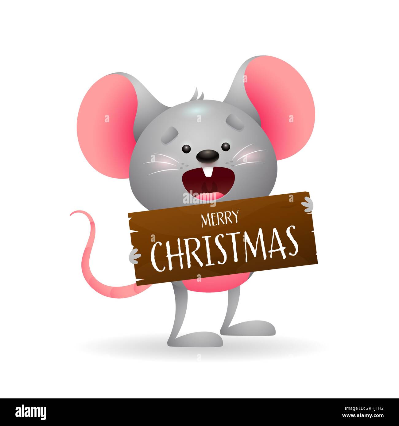 Text sign showing merry Stock Vector Images - Alamy