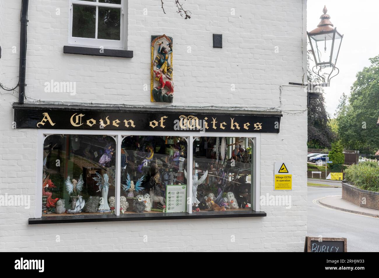Shop called A Coven of Witches in Burley, a popular village with ...