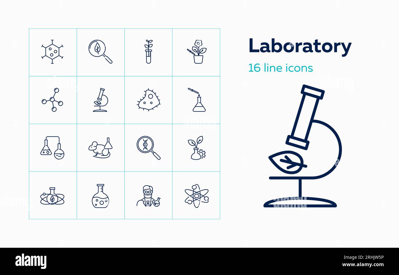 Laboratory flask animal Stock Vector Images - Alamy