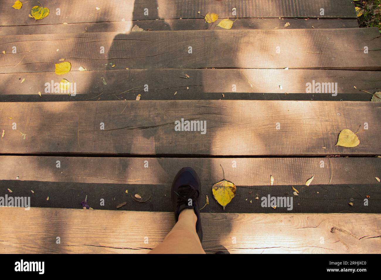Feet bottom of stair hi-res stock photography and images - Alamy